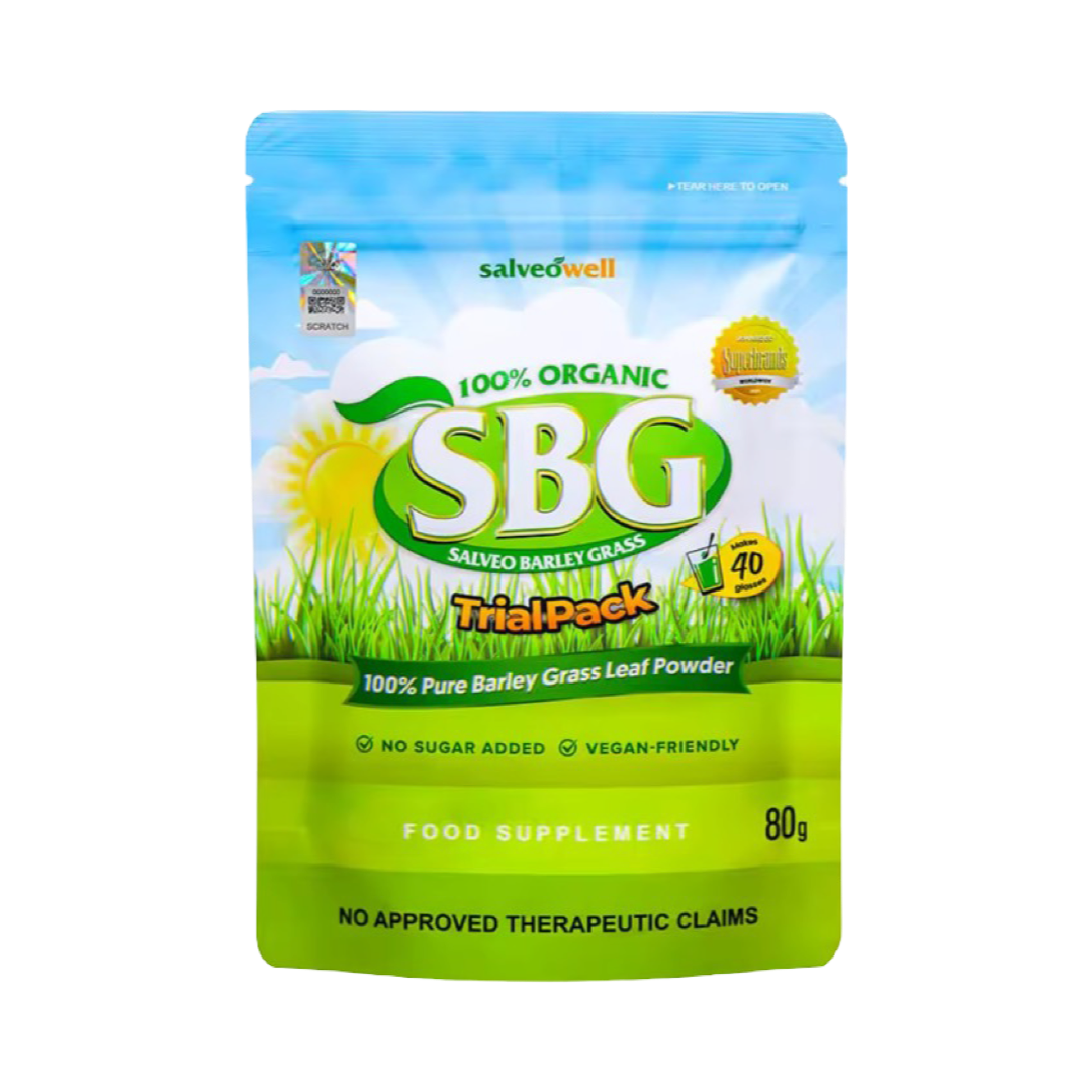 SBG Salveo Barley Grass Trial Pack – Basbox Beauty USA