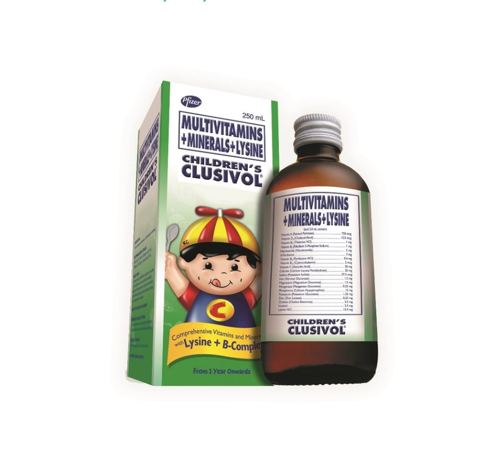 Children’s Clusivol Multivitamins, 120ml – Basbox Beauty